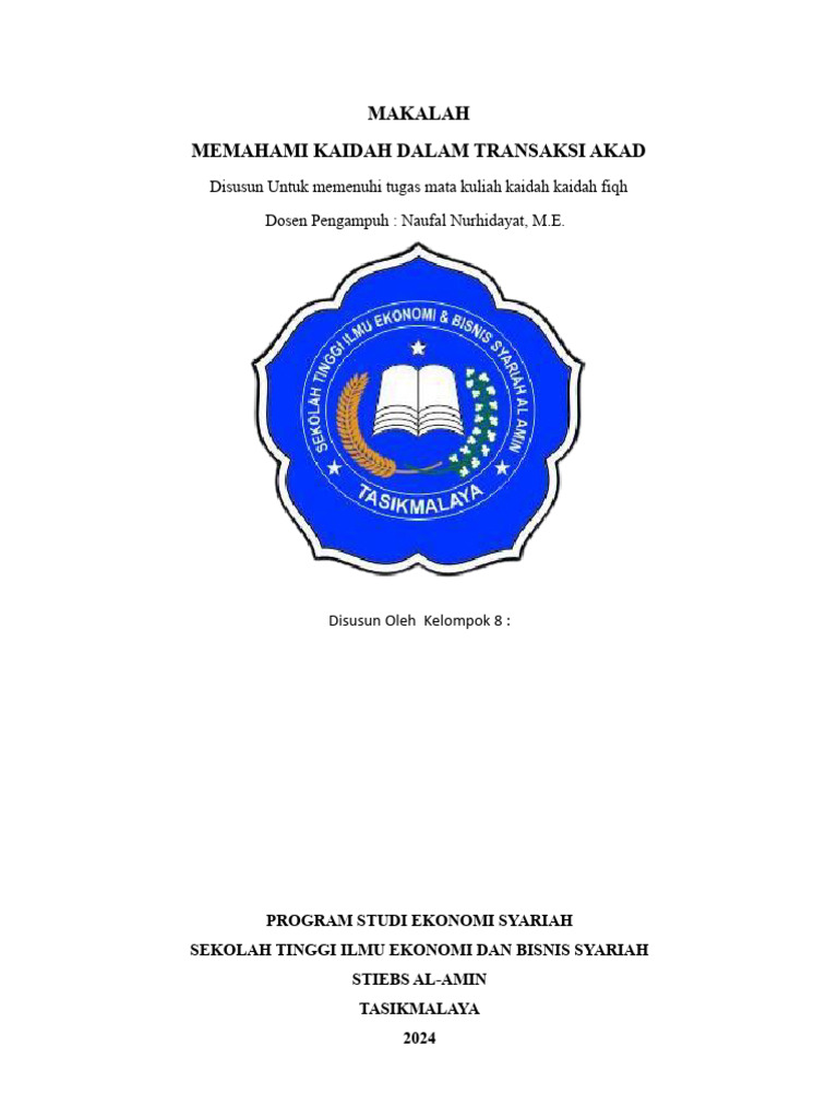 Memahami Kaidah Dalam Transaksi Akad | PDF