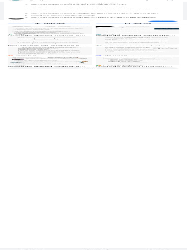 Find The Average Speed Question Class 9 Worksheet - Google Search | PDF