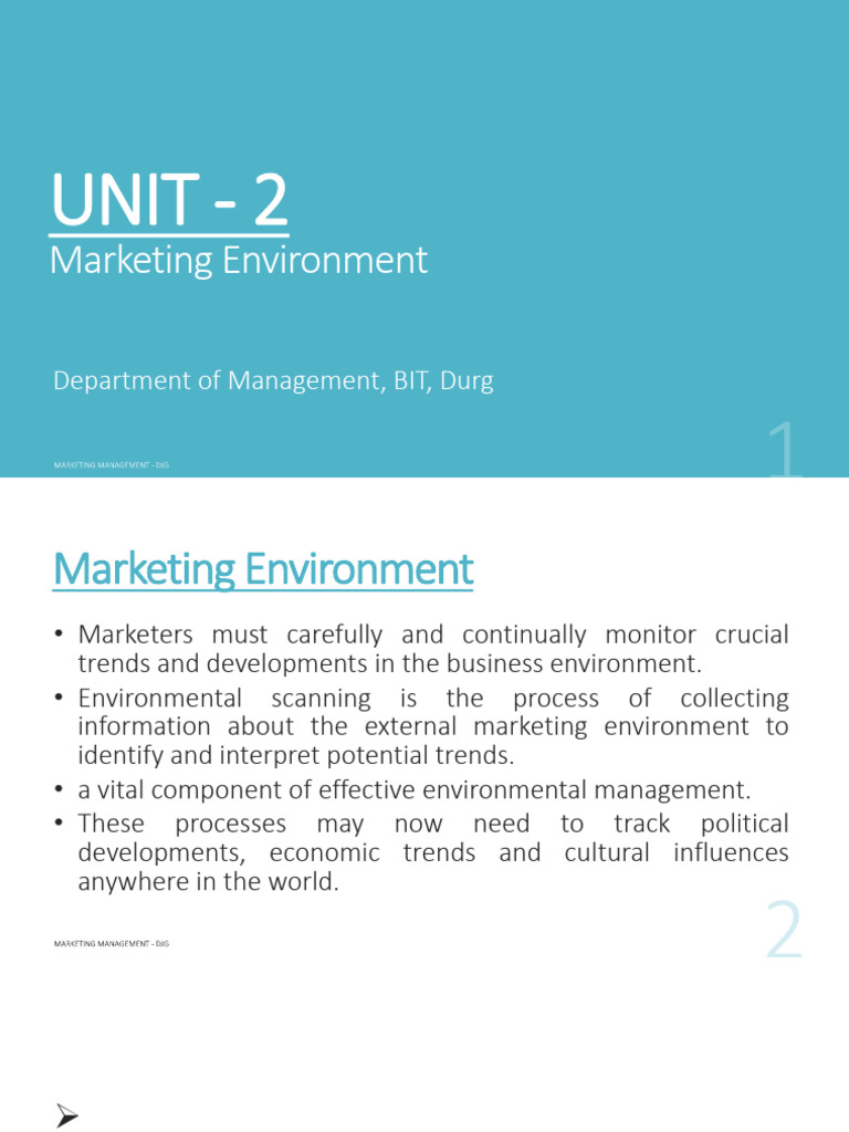 Marketing Management - UNIT 2 | PDF | Behavior | Consumer Behaviour