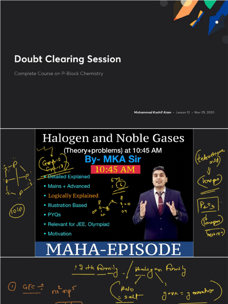 Doubt Clearing Session With Anno | PDF