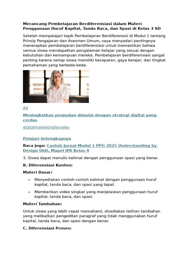 Contoh Jurnal Modul 1 | PDF