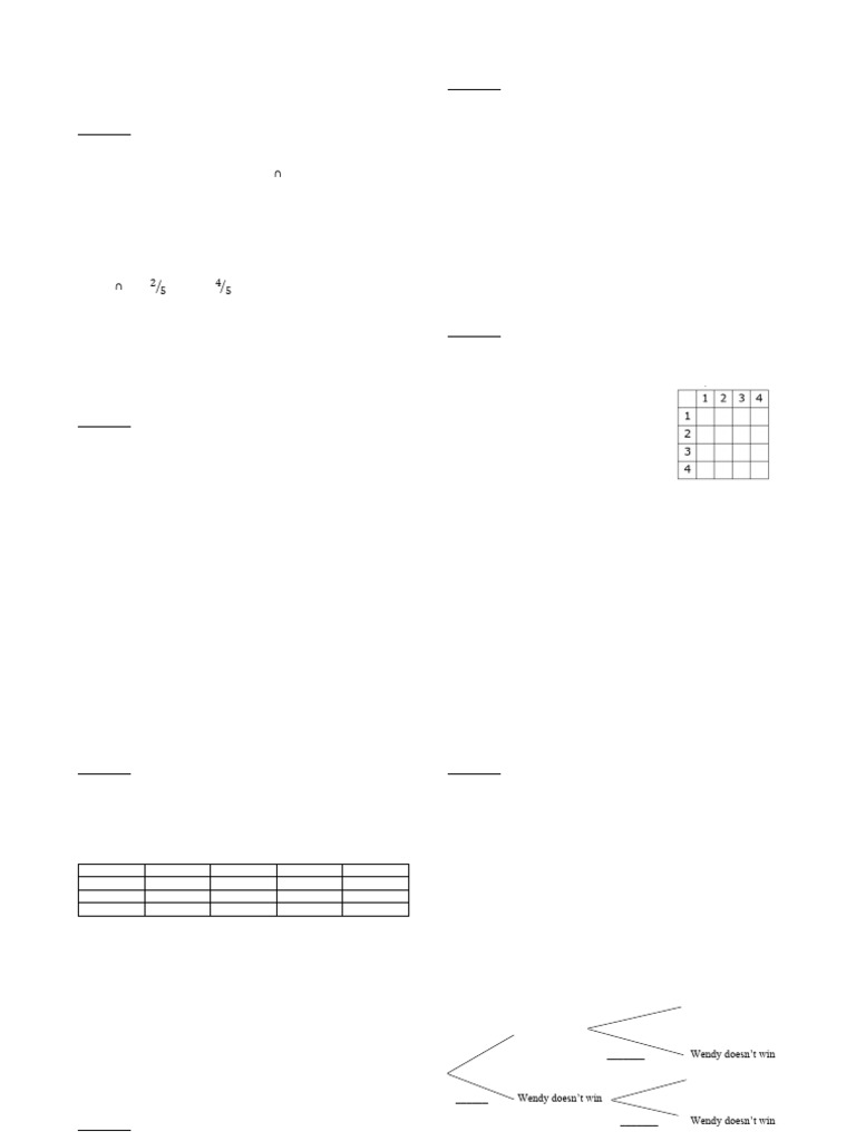 Unit 5 Probability Review Pack | PDF | Confectionery | Probability