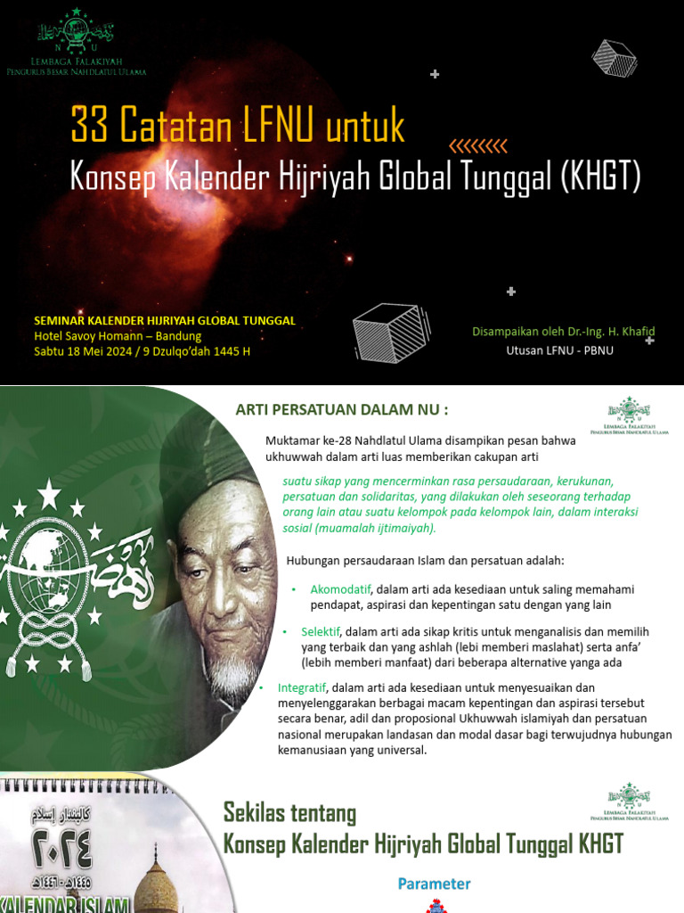 Catatan LFNU tentang KHGT Global | PDF