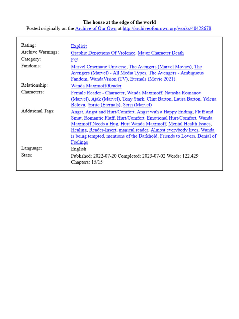 The House at The Edge of | PDF