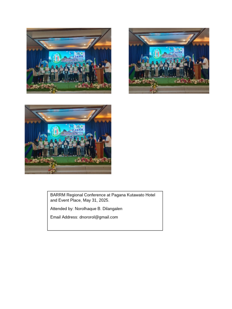 BARMM Conference | PDF
