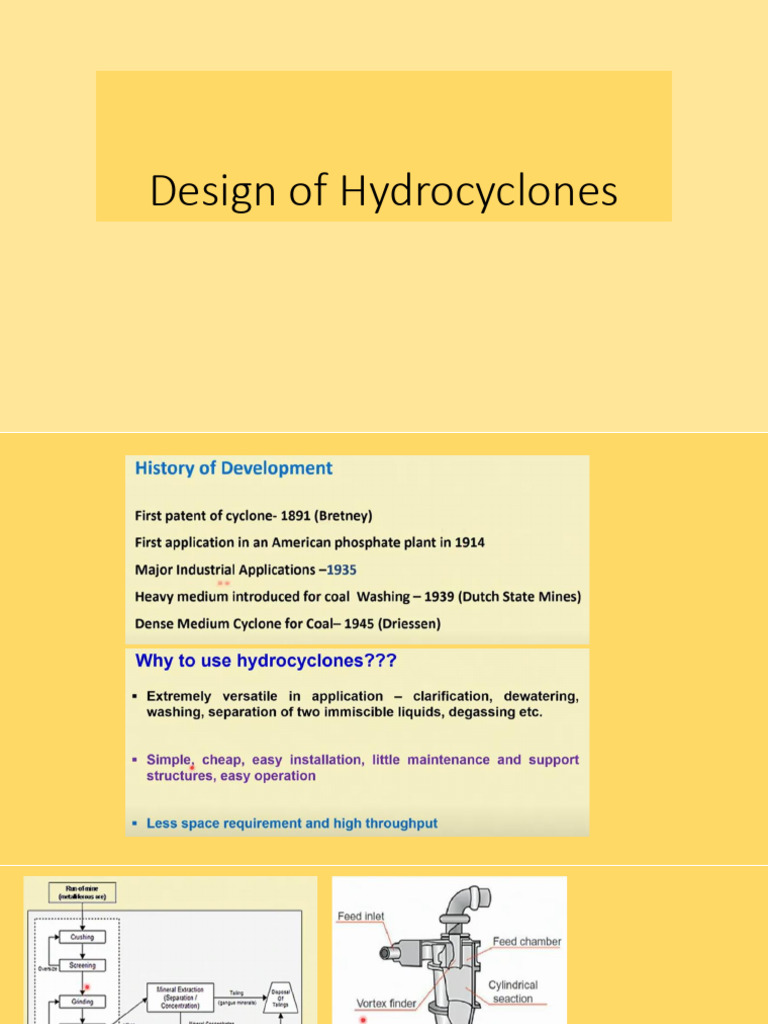 Hydrocyclones Separator | PDF