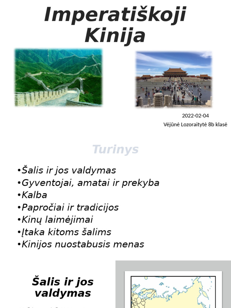 Imeratiškoji Kinija | PDF