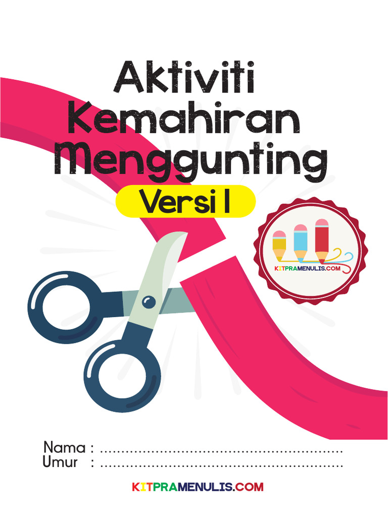 Aktiviti Menggunting dan Menampal Prasekolah | PDF