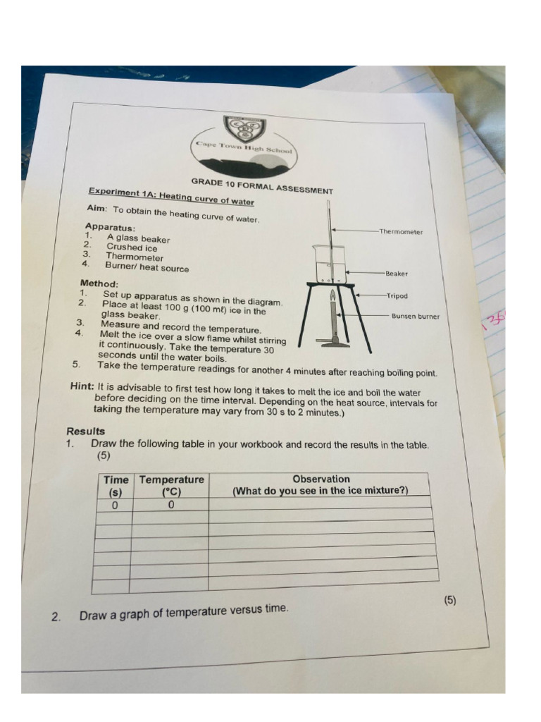 Chemisty Grade 10 | PDF