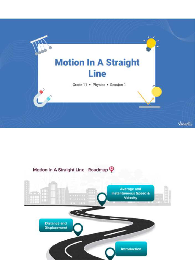 Motion in A St. Line 1 | PDF