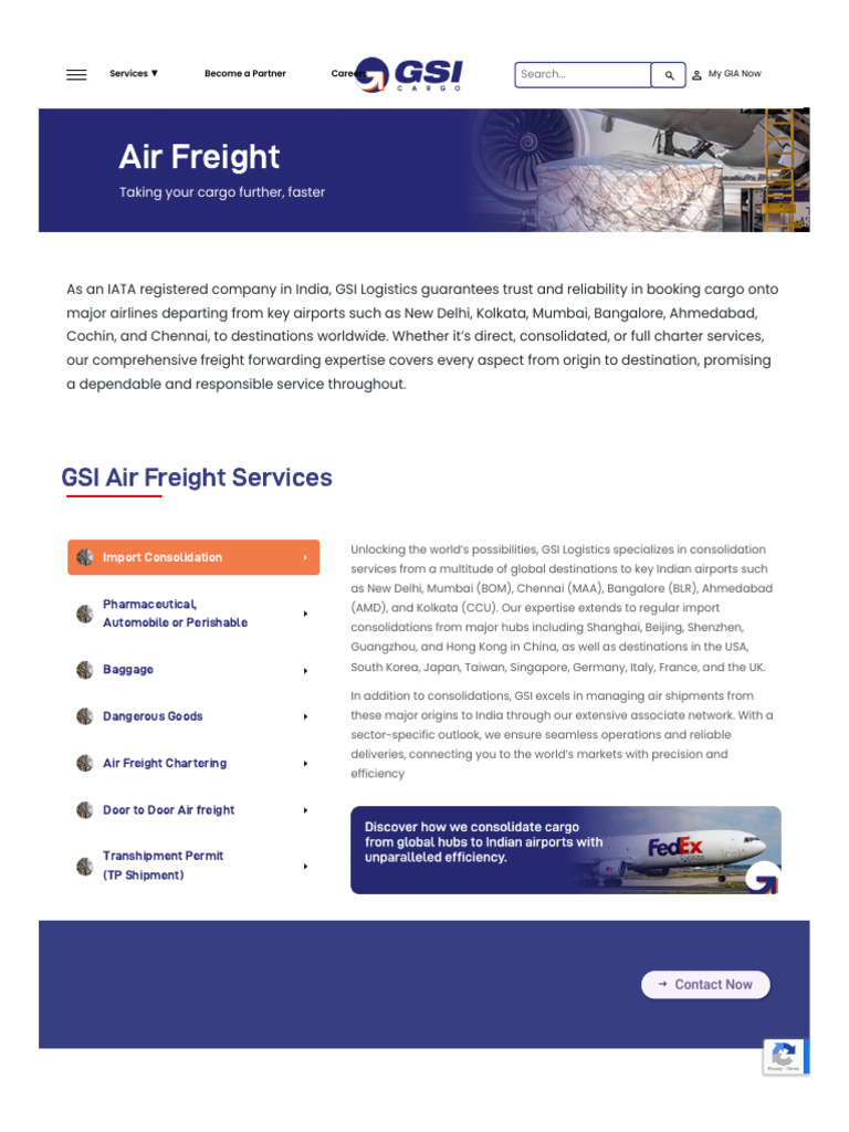 Air Freight Solutions by GSI Logistics | PDF | Cargo | Logistics