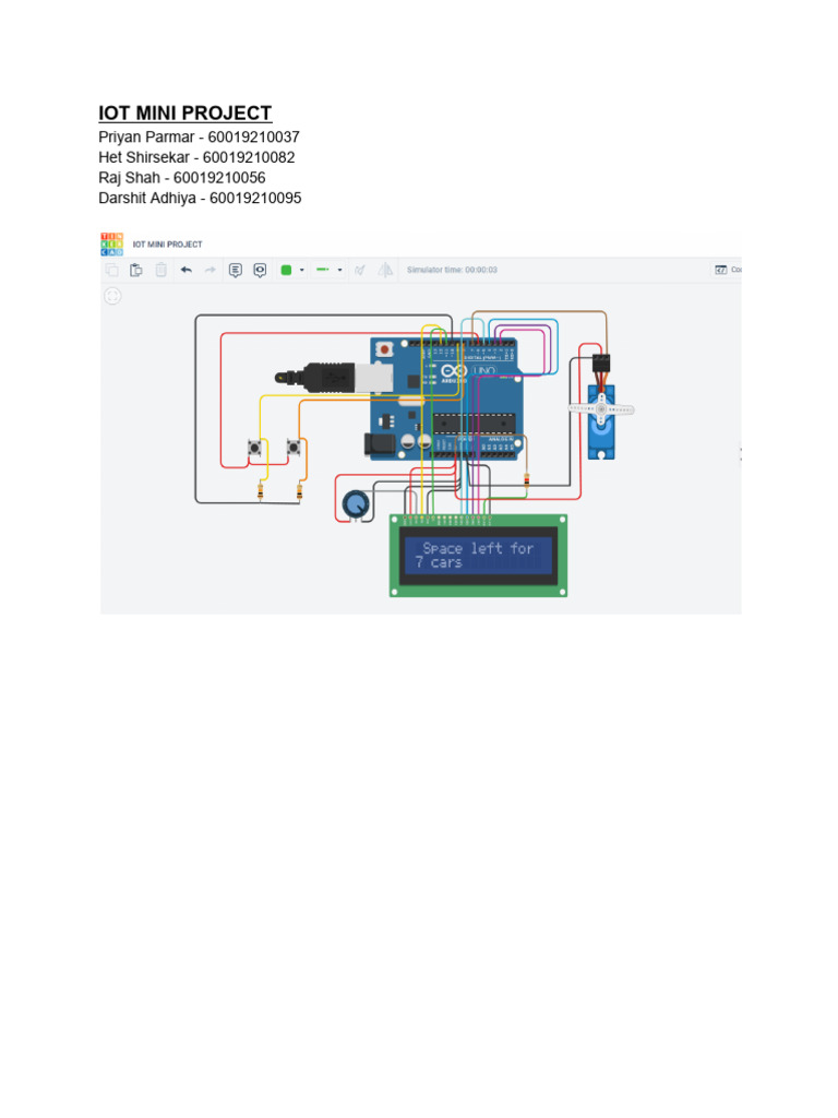 Iot Mini Project | PDF