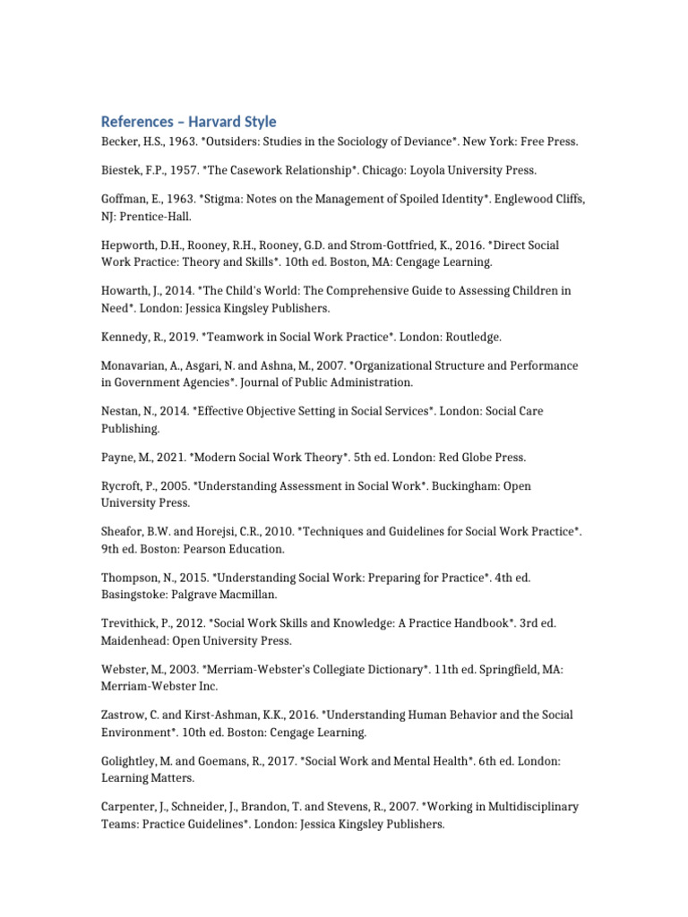Harvard Style References-2 | PDF