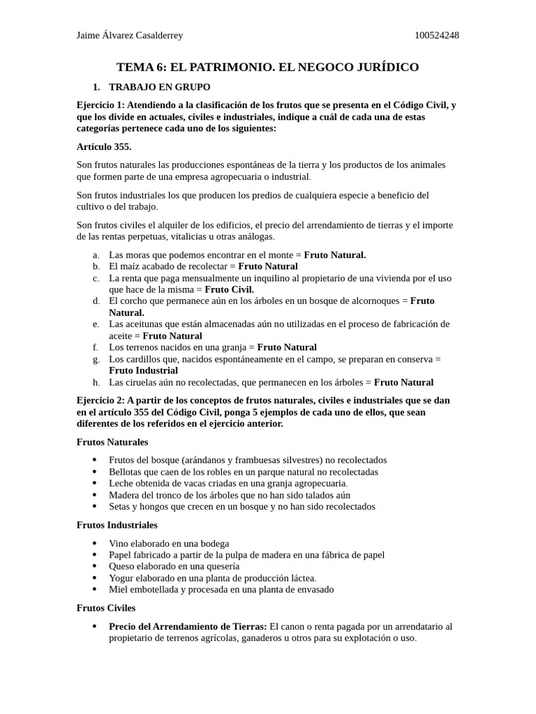 Tema 6 | PDF | Propiedad | Business