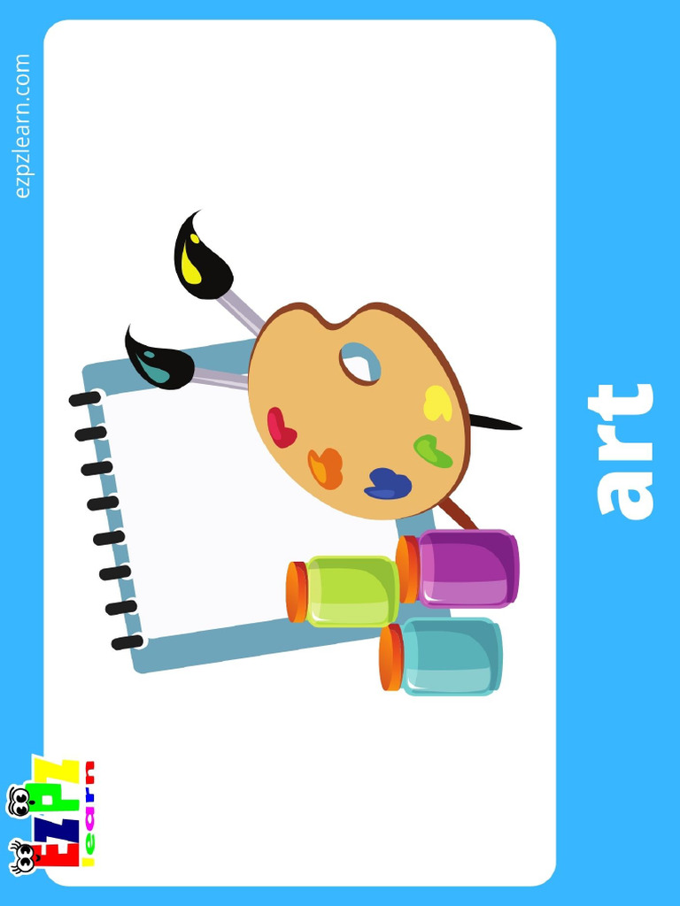 School Subjects Flashcards With Words View Online or Free PDF Download ...