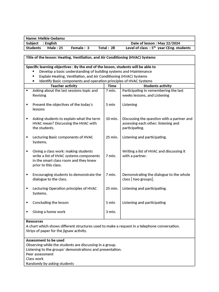 A Good & Weak Lesson Plan Samples | PDF | Education Theory | Human Communication