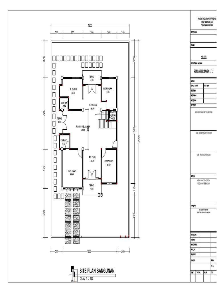 Siteplan Bangunan | PDF