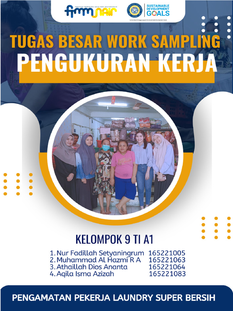 Tugas Besar Pengukuran Kerja - Work Sampling - Kelompok 9 | PDF