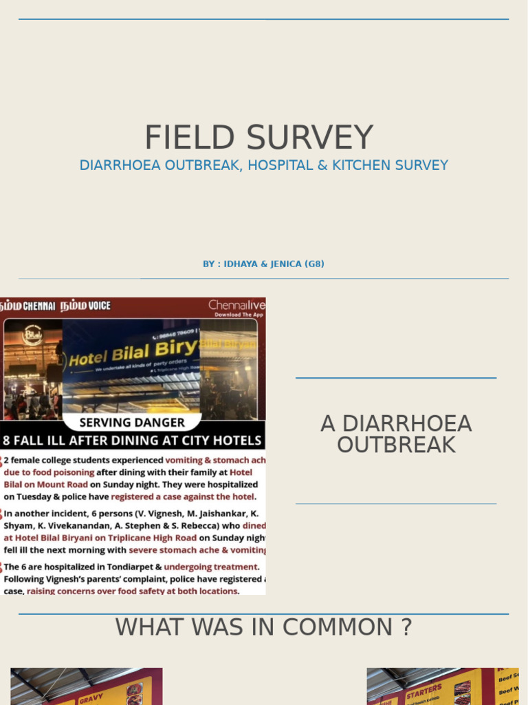 Field Survey G8 | PDF