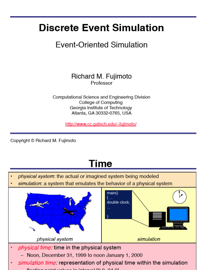 Discrete Event Simulation Overview | PDF | Simulation | Computing