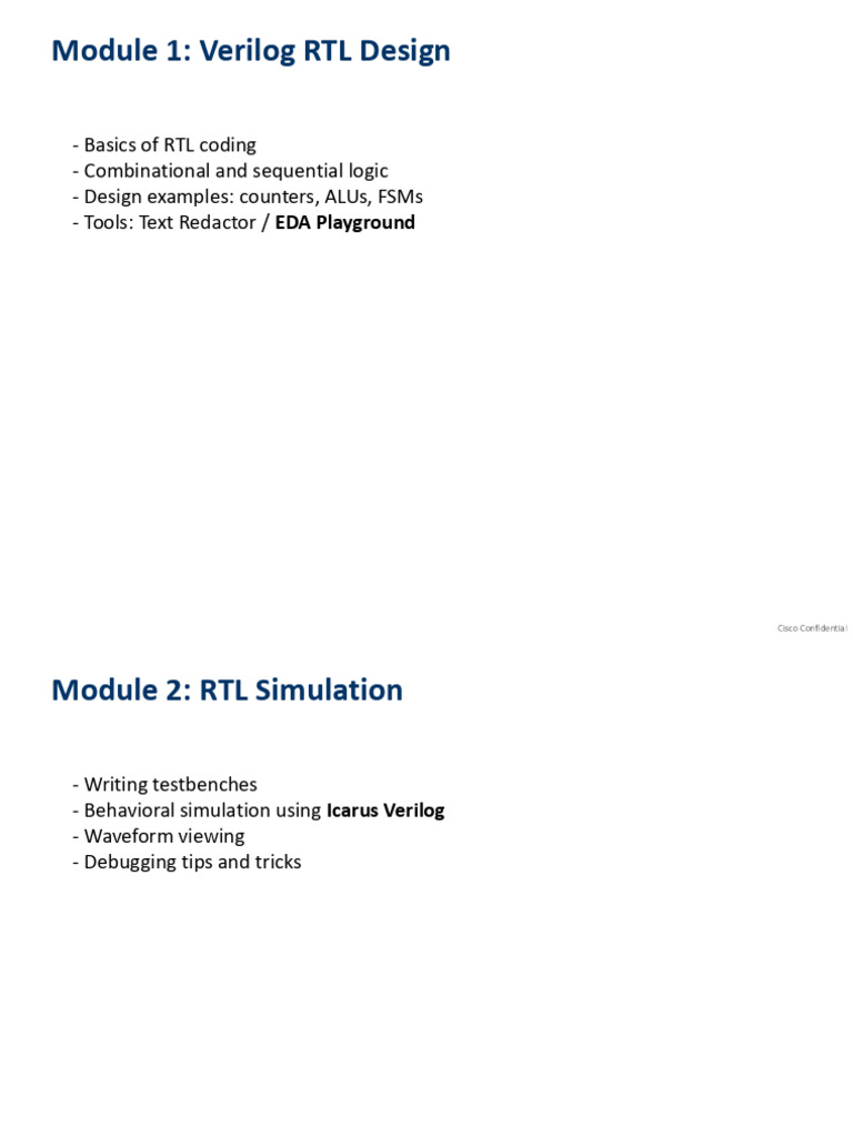 Digital Design Module Syllabus | PDF