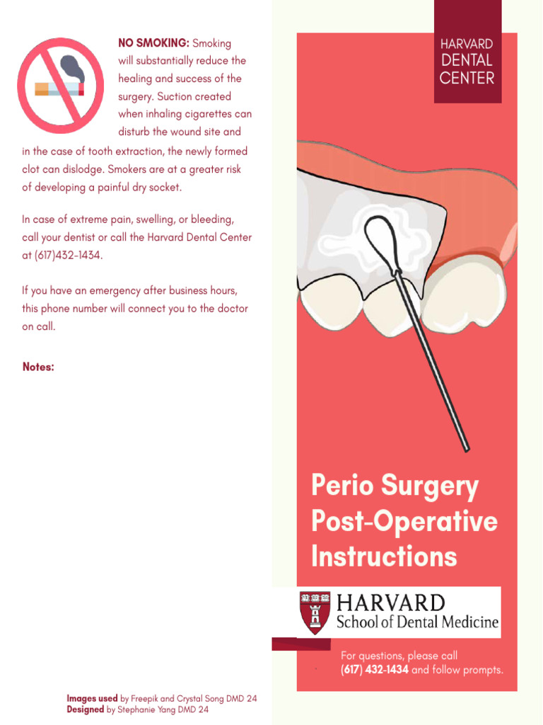 Perio Instructions Final | PDF | Medical Specialties | Clinical Medicine