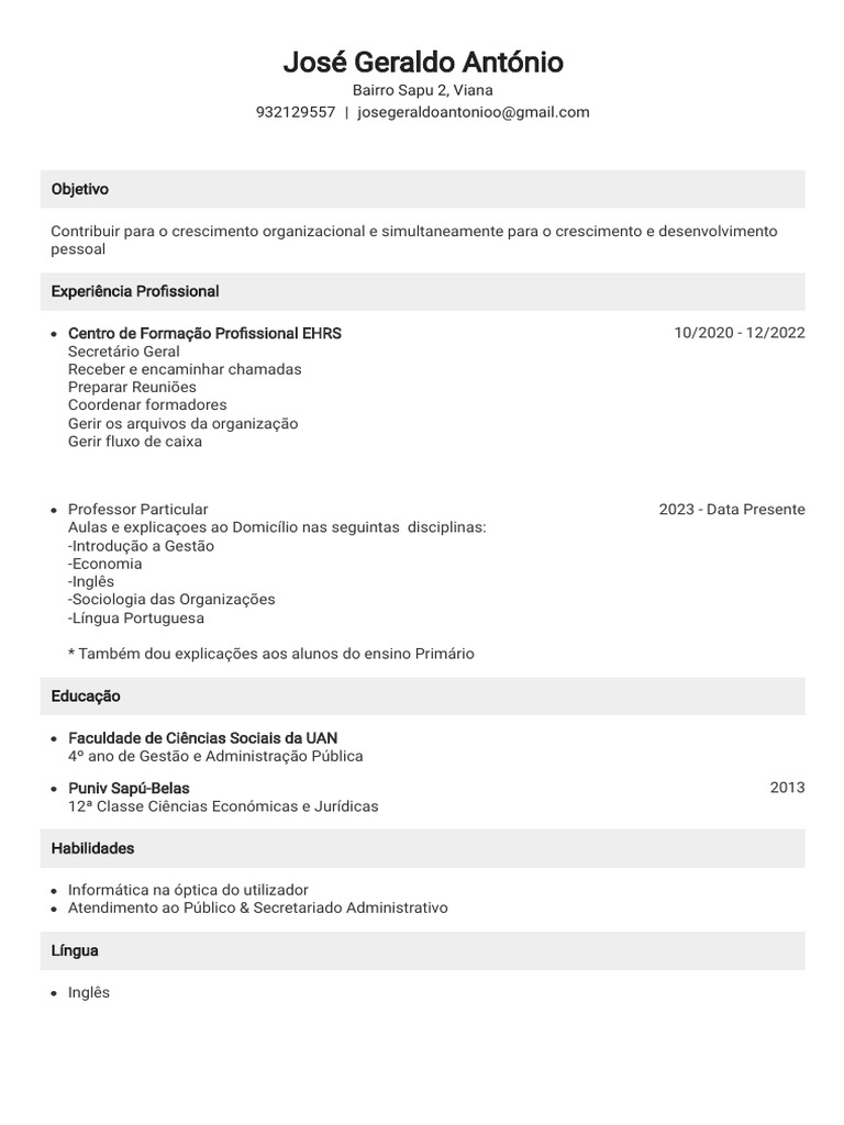 CV JGA Actualizado | PDF