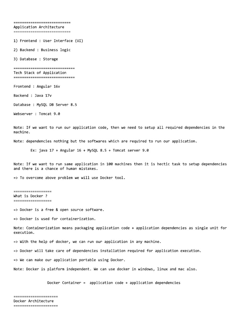 20 Docker Notes | PDF