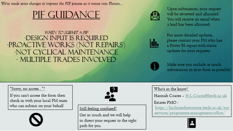 PIF Guidance Document v4 | PDF