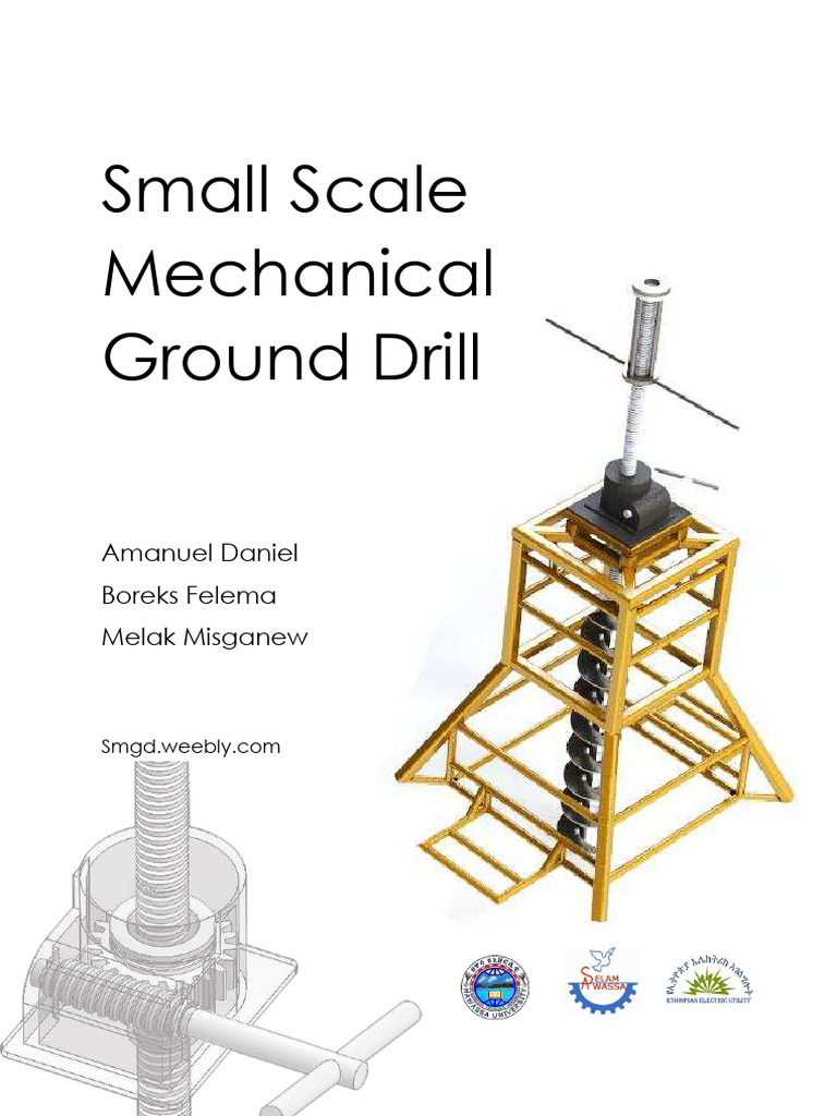 Small Scale Mechanical Ground Drill | PDF | Soil | Physical Geography