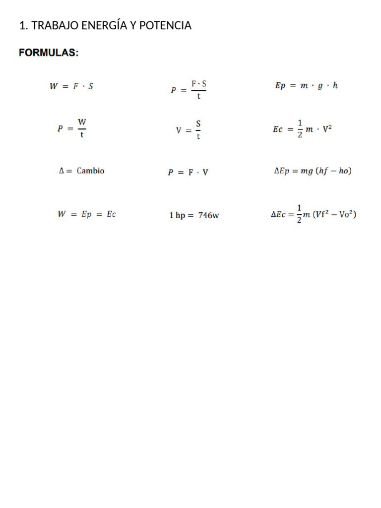 Formulario Completo Segundo Semestre | PDF