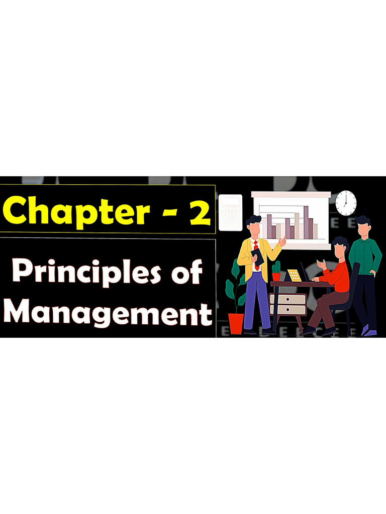 PPT of BST Chapter 2 Principles of Management 1 | PDF | Business | Behavioural Sciences