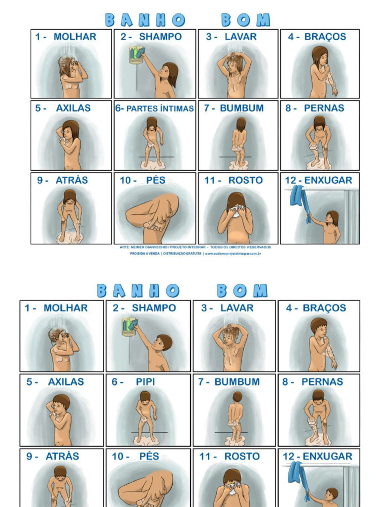 Rotina Visual Banho | PDF