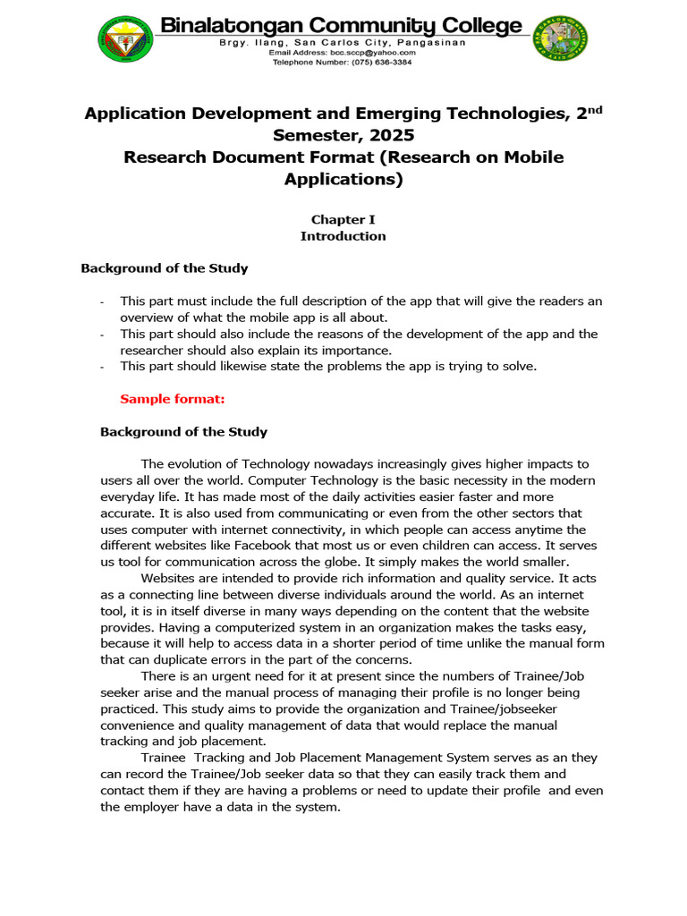 Research Document Format APPDEV | PDF | Software Development | Software Development Process