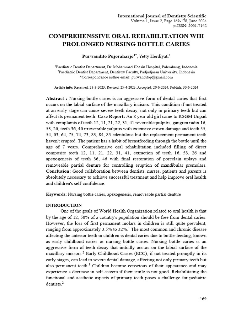 IJDS+Vol 1 Issue2+Isi+8 | PDF | Dentistry | Mouth