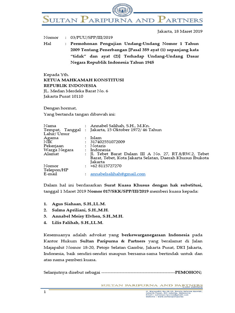 Surat-Permohonan CMCC 2019 | PDF