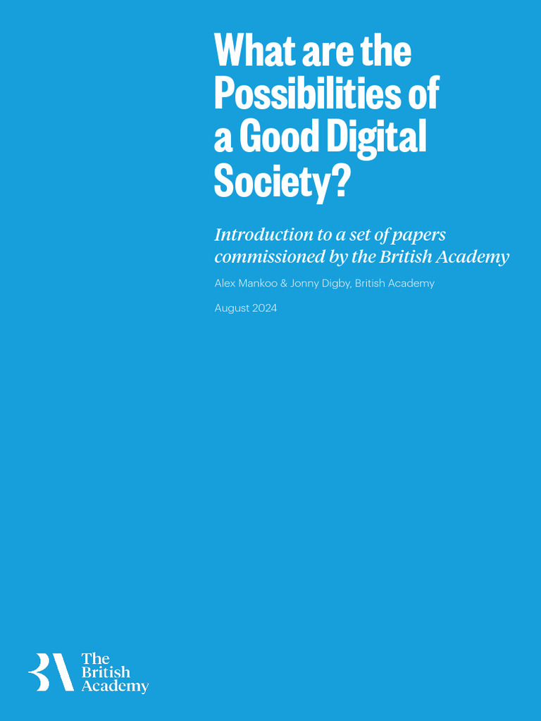 Digital Society Introduction | PDF | Artificial Intelligence ...