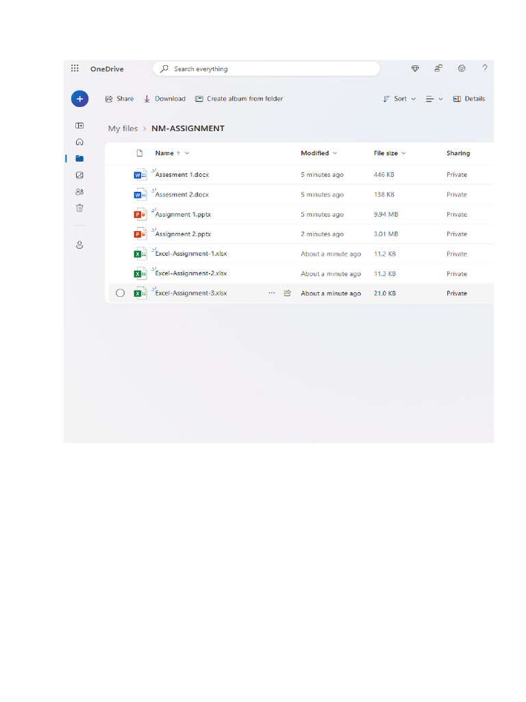 OneDrive Assignment | PDF