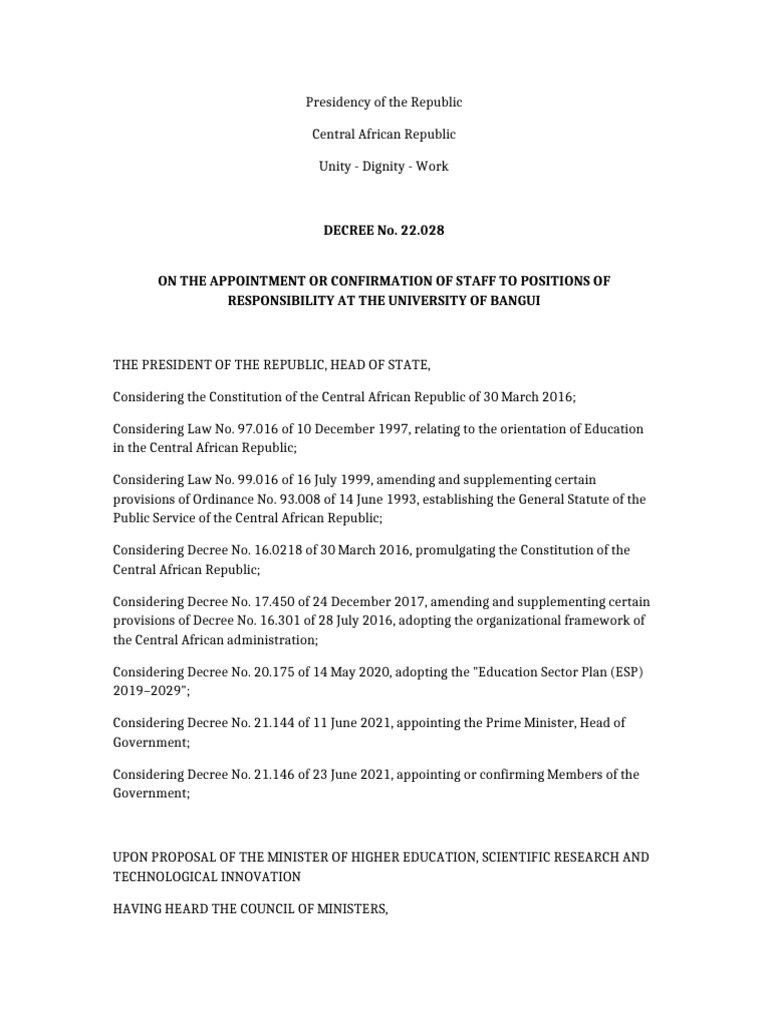 Decree English Formatted 2pages | PDF