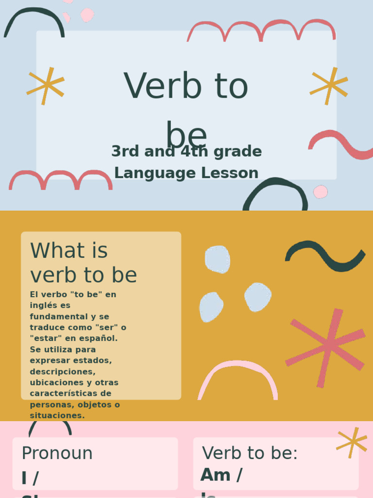 Verb To Be | PDF