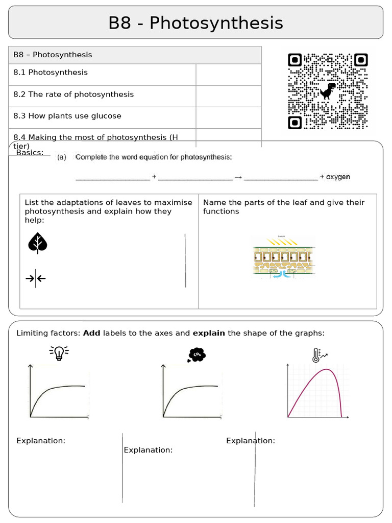B8 and 9 - Bioenergetics HW Booklet | PDF | Cellular Respiration ...