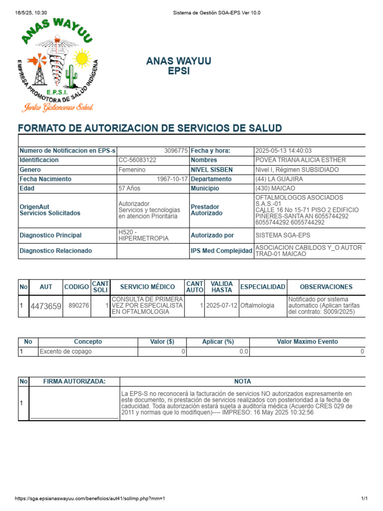 Povea Triana Alicia Esther | PDF | Cuidado de la salud | Servicios públicos