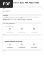 Modified Iowa Level of Assistance Scale | PDF