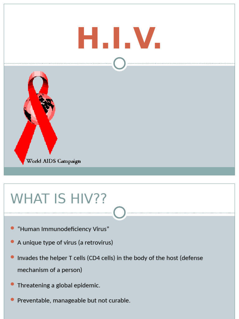Immunological System | PDF | Hiv | Hiv/Aids