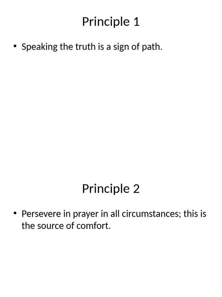 100 Spiritual Principles for Life | PDF