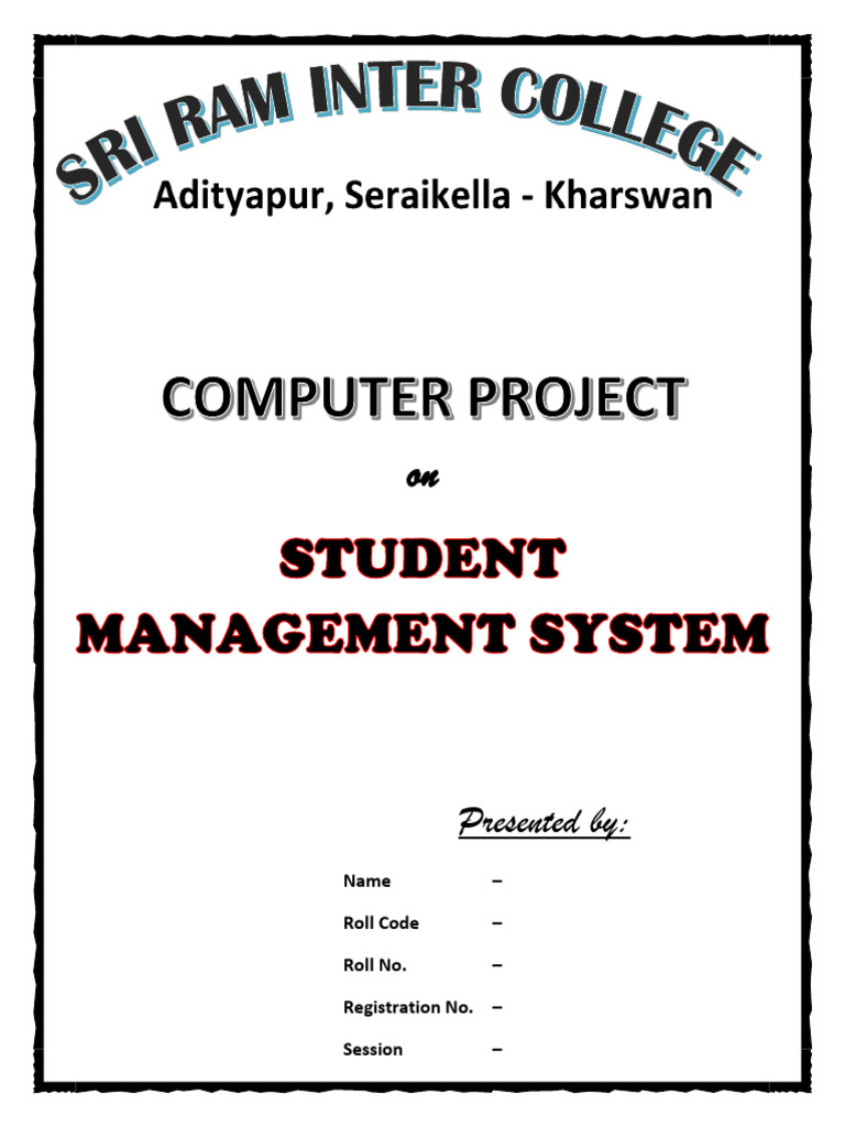 Student Management System Overview | PDF | Computing | Software Engineering
