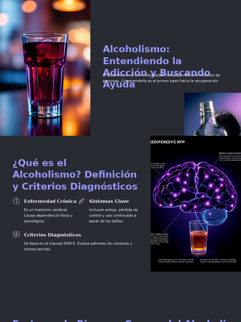 Alcoholismo Entendiendo La Adiccion y Buscando Ayuda | PDF ...