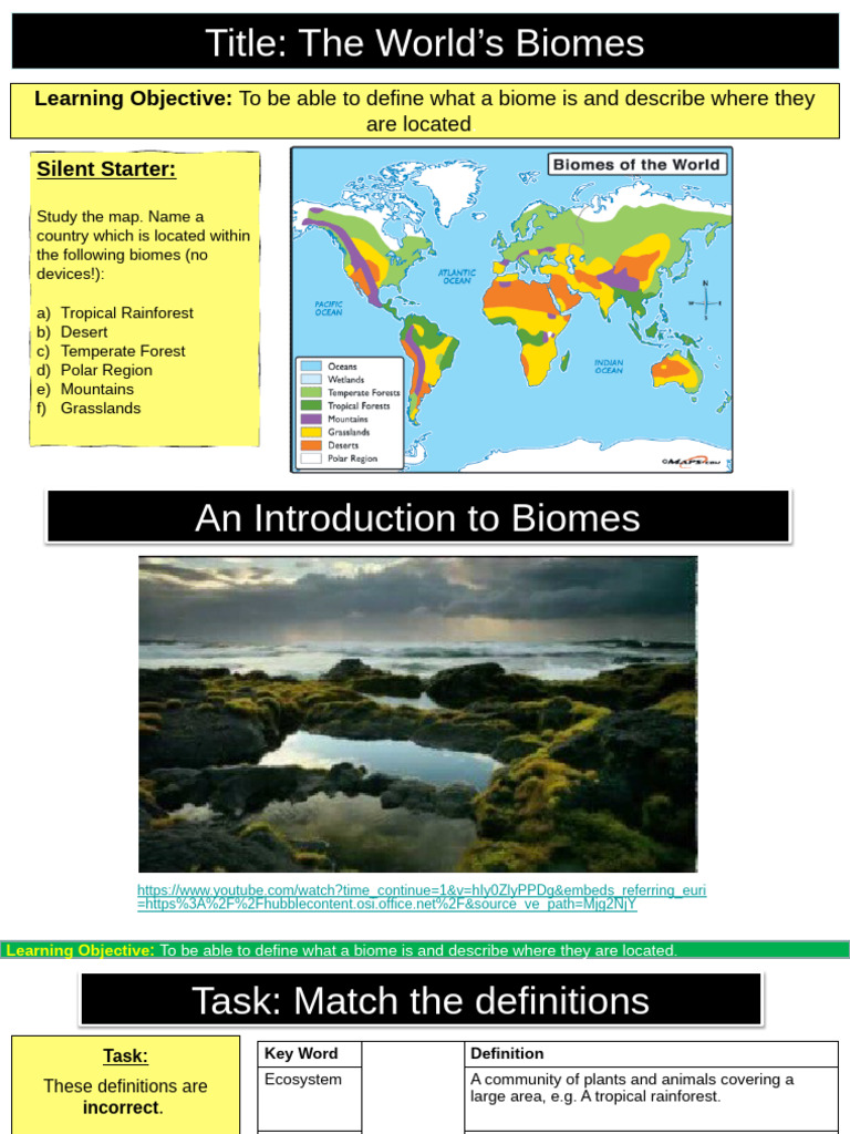 Understanding Earth's Biomes | PDF | Tropics | Ecosystem
