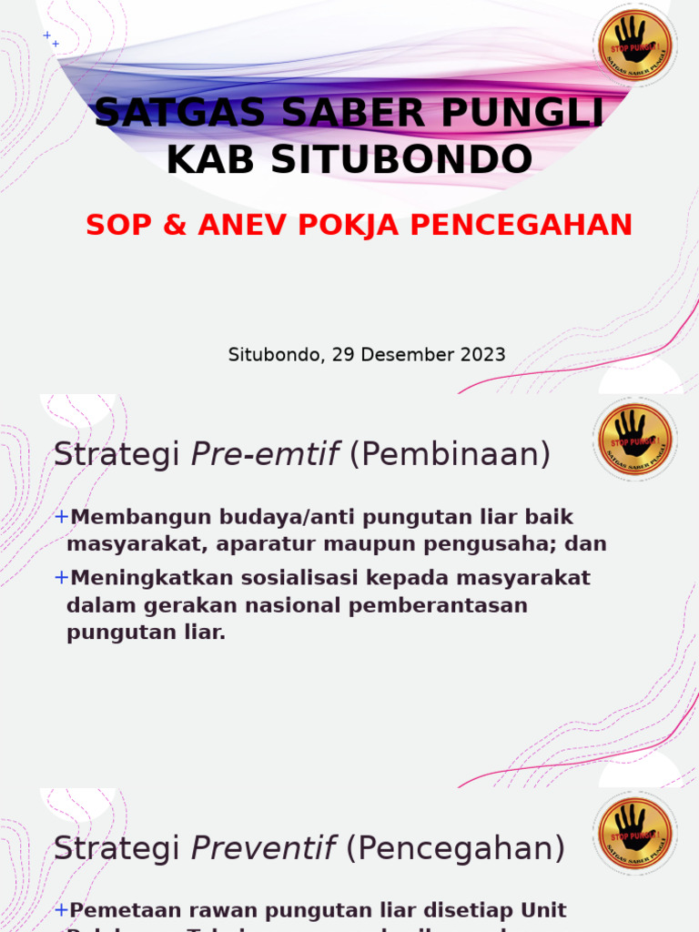 Anev Pokja Pencegahan | PDF