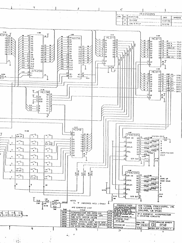 ADA MP2 Schematic | PDF